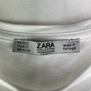 Zara | Tops | Zara Graphic Front Tshirt | Poshmark